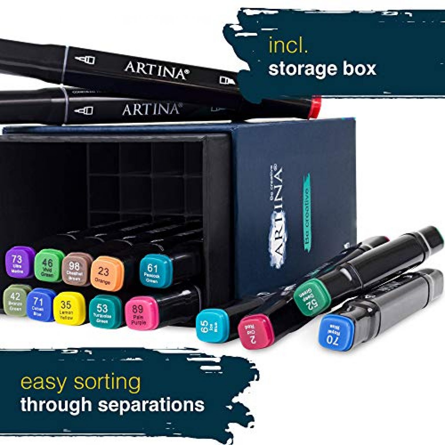 Dual Marker Stifte Markilo MD – in div. Set-Größen 24er, 40er & 80er ...