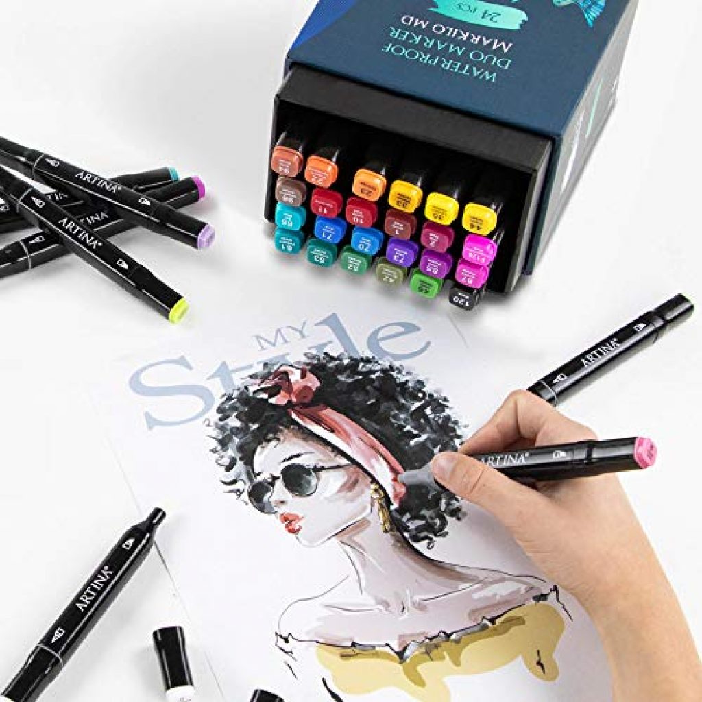 Dual Marker Stifte Markilo MD – in div. Set-Größen 24er, 40er & 80er ...