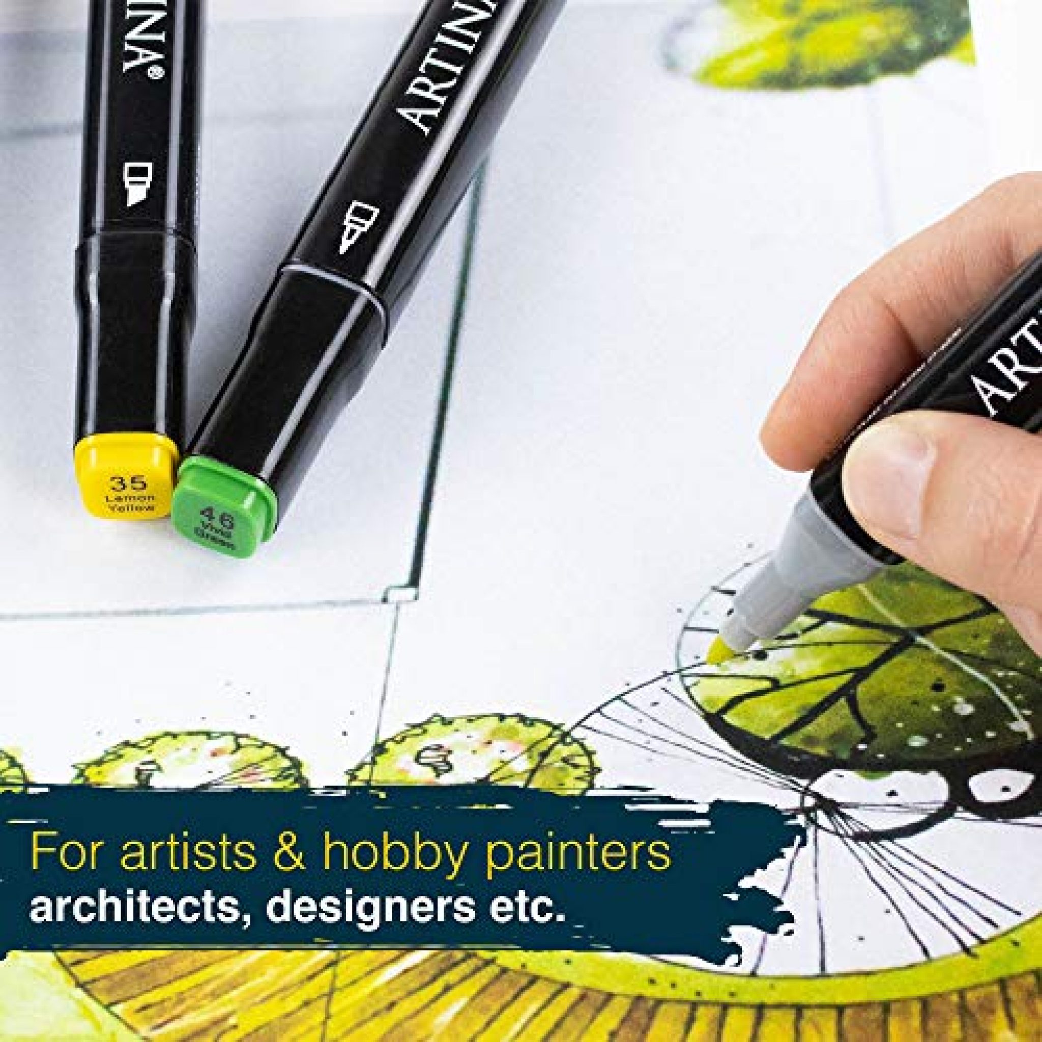 Dual Marker Stifte Markilo MD – in div. Set-Größen 24er, 40er & 80er ...